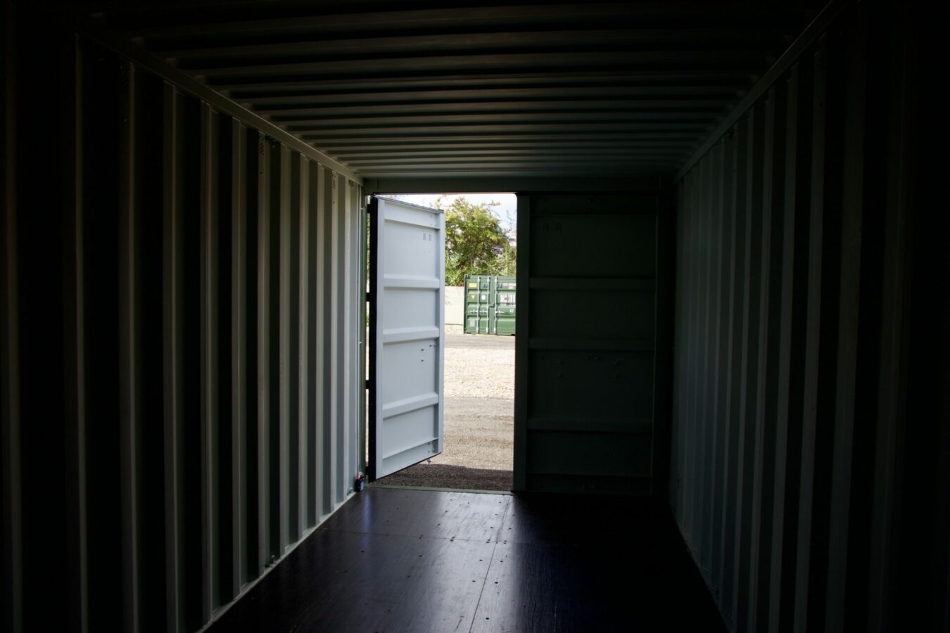 Self Storage containers. Gated. Secure Entry System. Book Online ...